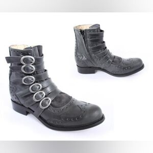 John Fluevog | Shoes | John Fluevog Greyish Green Adrian Alli Boots ...